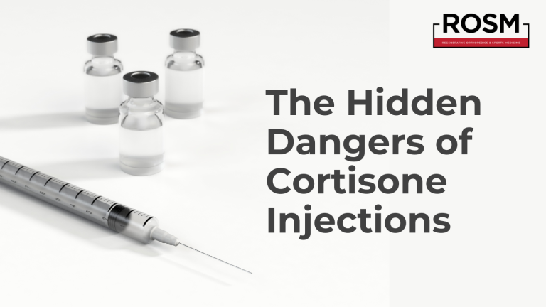 The Hidden Dangers of Cortisone Injections for Musculoskeletal Pain - ROSM